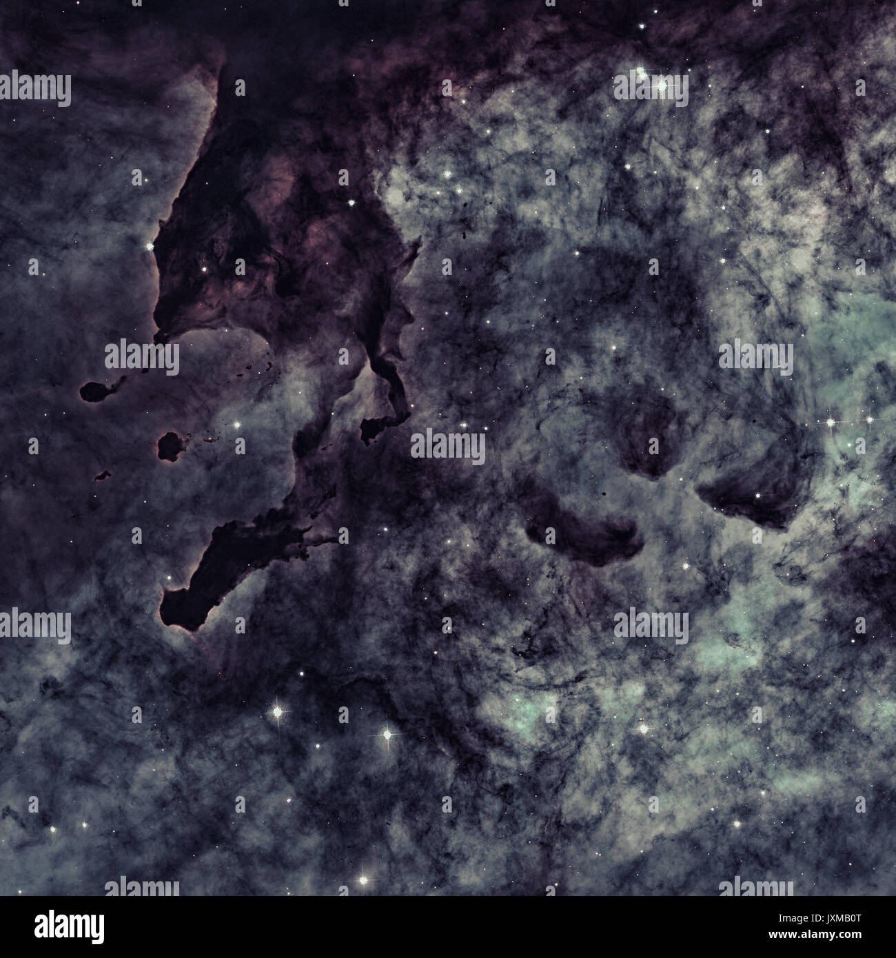 Dust Pillars in the Carina Nebula, also known as the Grand Nebula ...