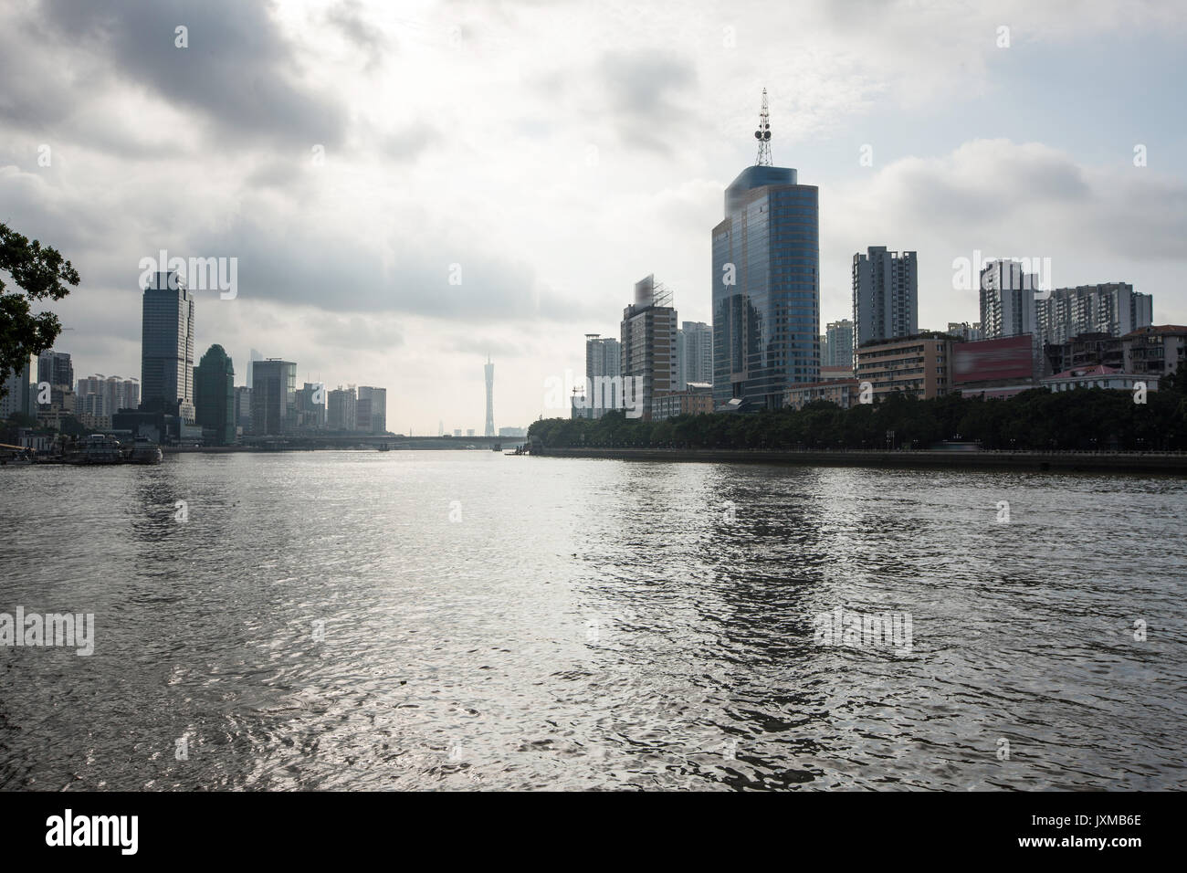 Architectural landscape of Guangzhou City,Guangdong Province,China ...