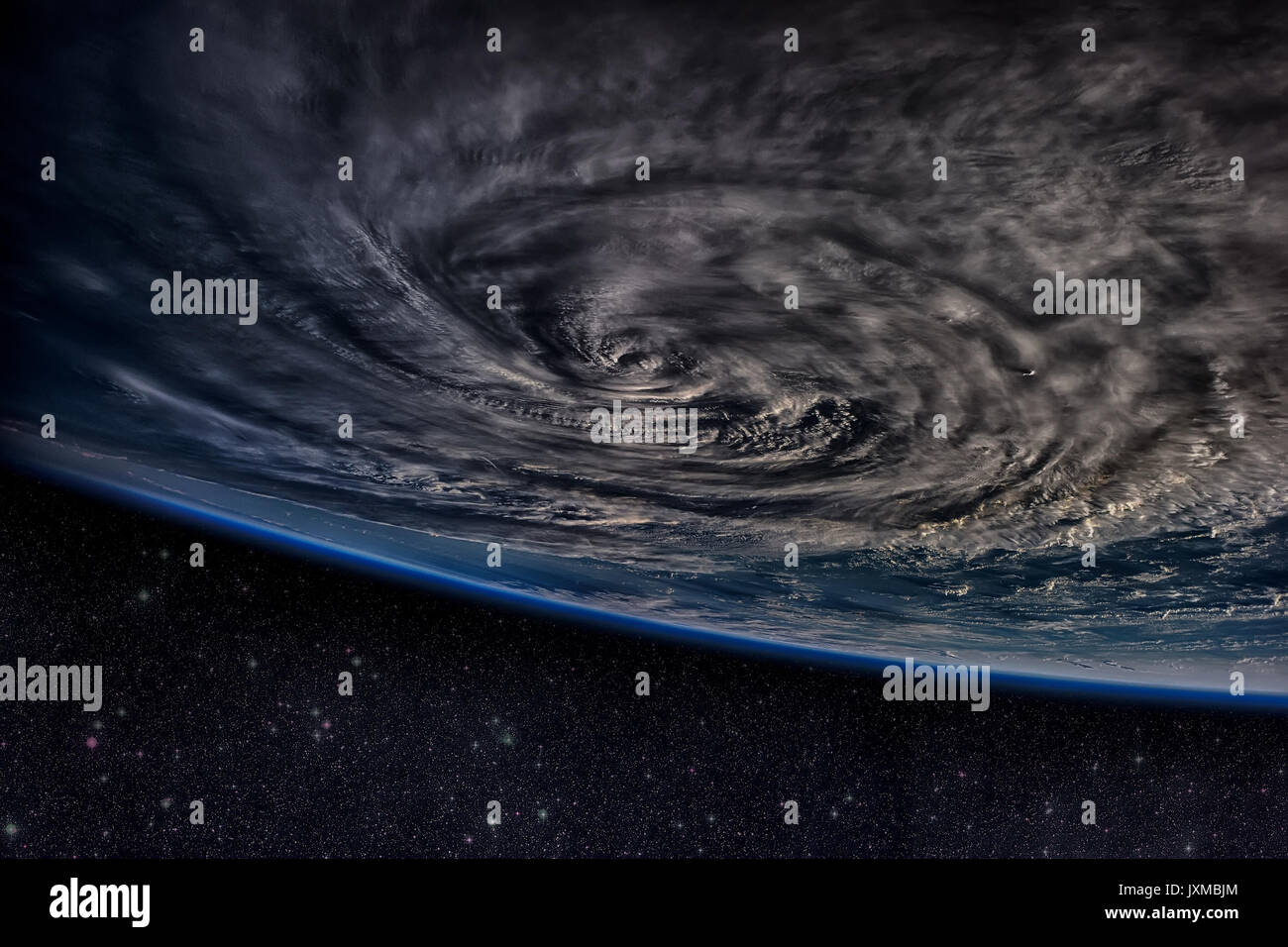 Typhoon over planet Earth - satellite photo. Elements of this image ...