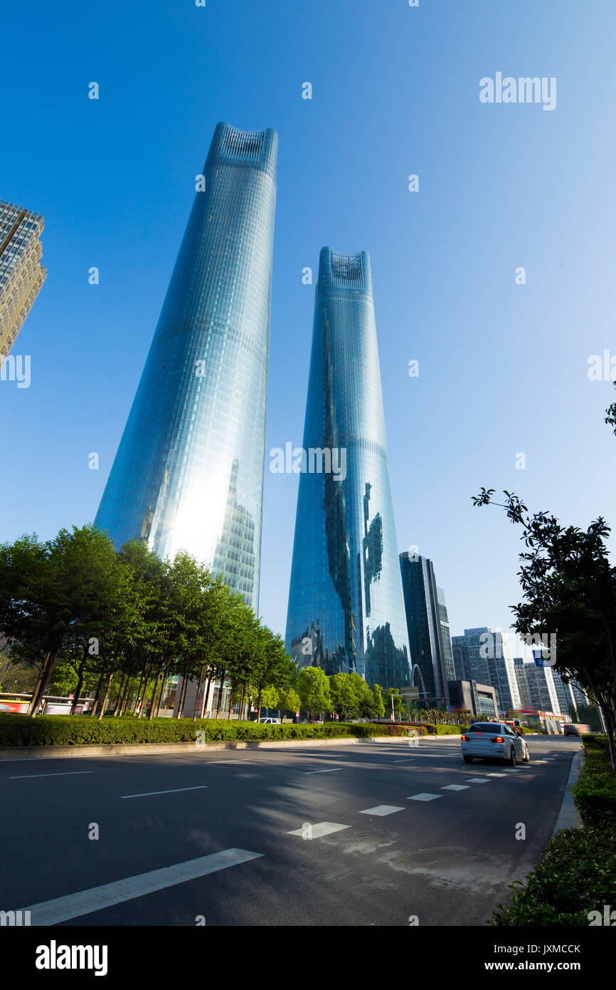 Architectural landscape of Nanchang City,Jiangxi Province,China Stock ...