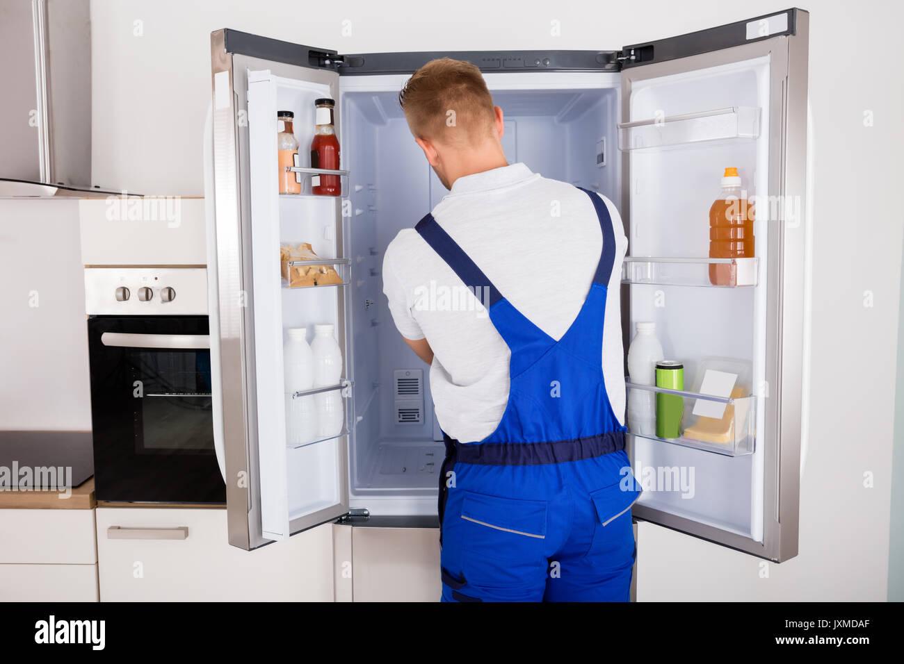 Fixing electricity problem hi-res stock photography and images - Alamy