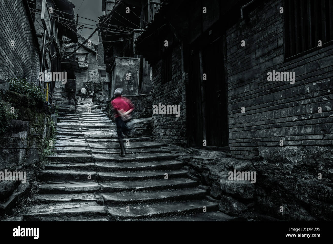 Baisha street of Jiangjin District in Chongqing City,China Stock Photo ...