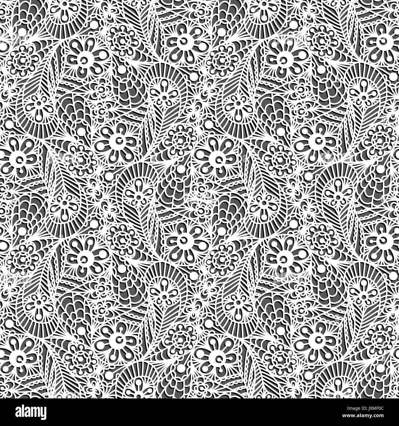 Paisley pattern on black Black and White Stock Photos & Images - Alamy