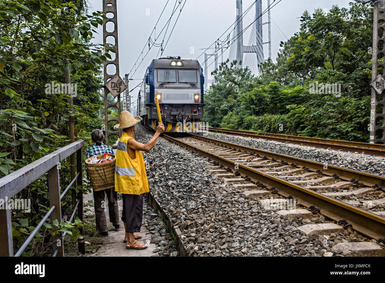 Railway traffic controller Stock Photo - Alamy