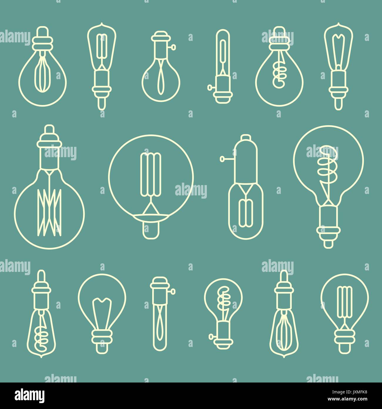 Stylized light bulbs hi-res stock photography and images - Alamy