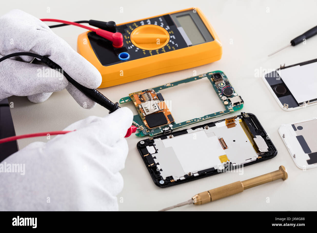 Voltmeter, multimeter, and ammeter hi-res stock photography and images ...