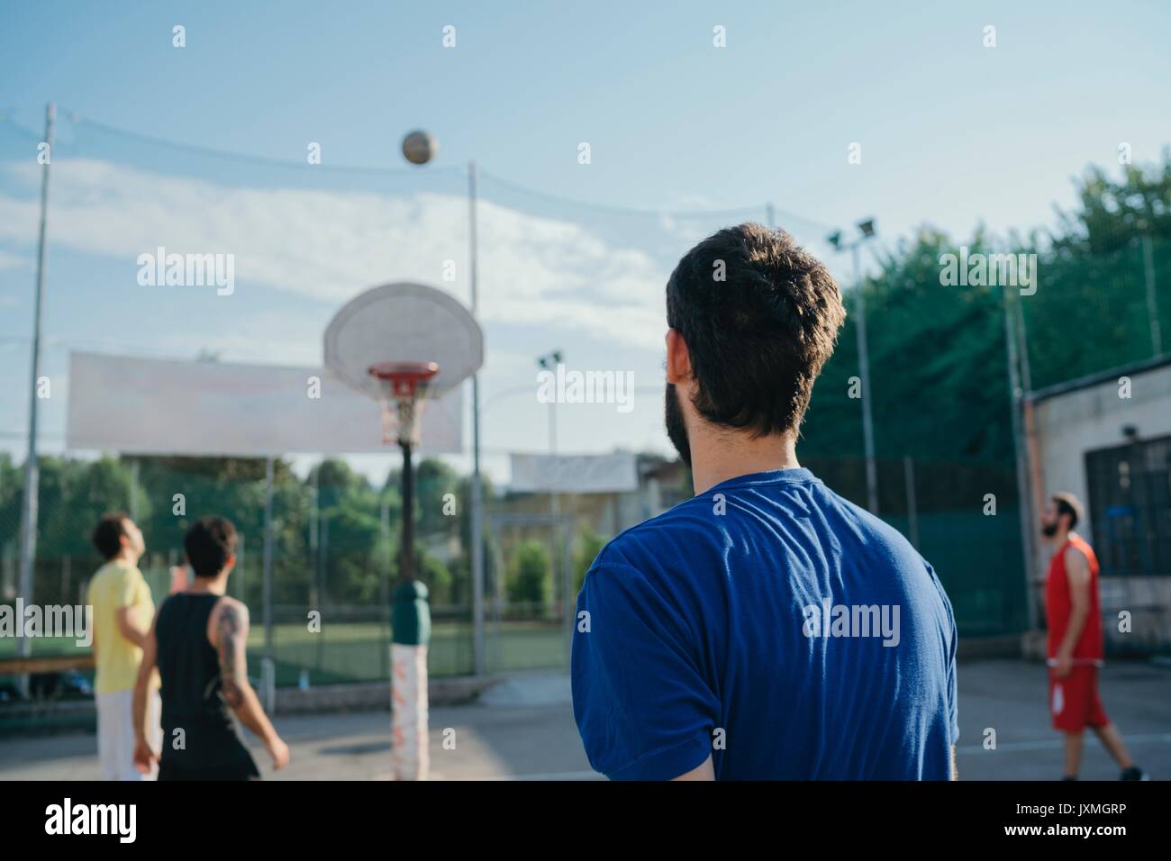 Focus on foreground basketball player hi-res stock photography and ...