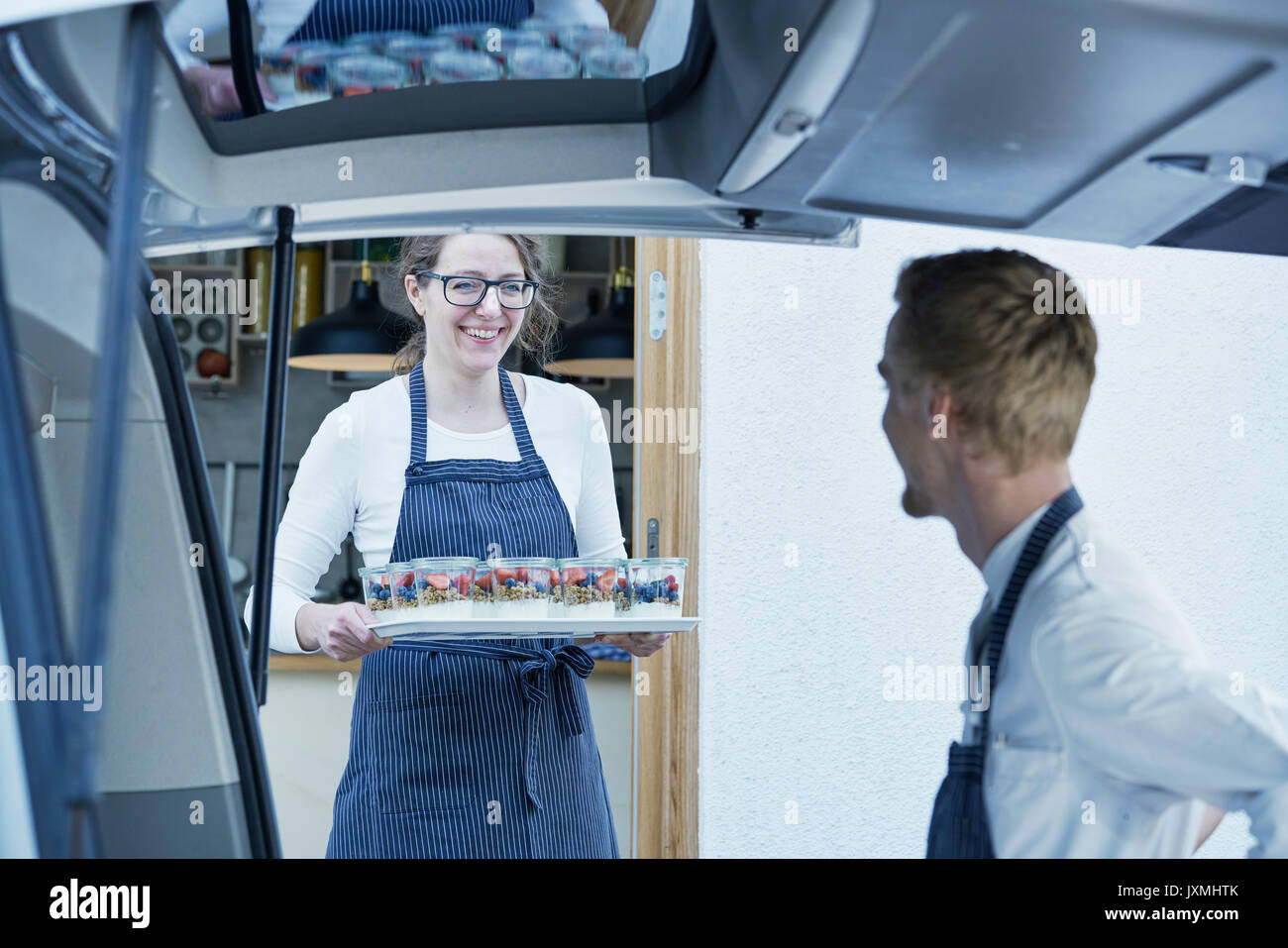 Loading vehicle hi-res stock photography and images - Alamy