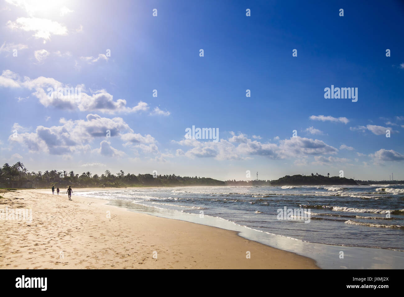Gorgeous Moragalla Beach at morning, Beruwala, Sri Lanka Stock Photo - Alamy