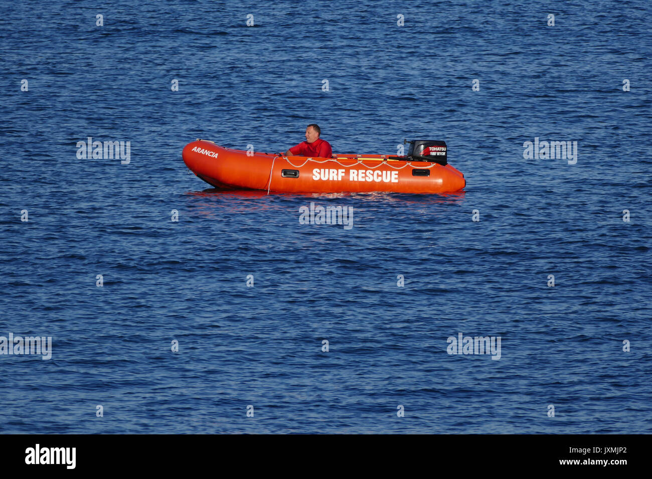 surf rescue patrol boat in Teignmouth Devon U.K Stock Photo - Alamy