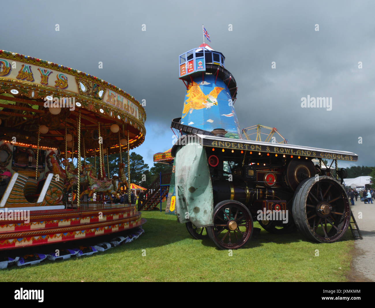 Fairground traction engine hi-res stock photography and images - Alamy
