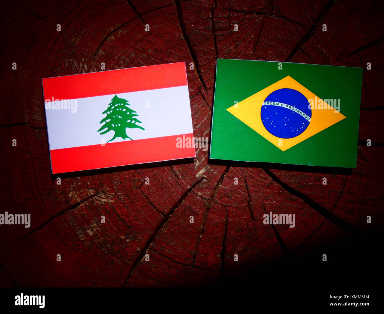 Lebanon brazil flag hi-res stock photography and images - Alamy