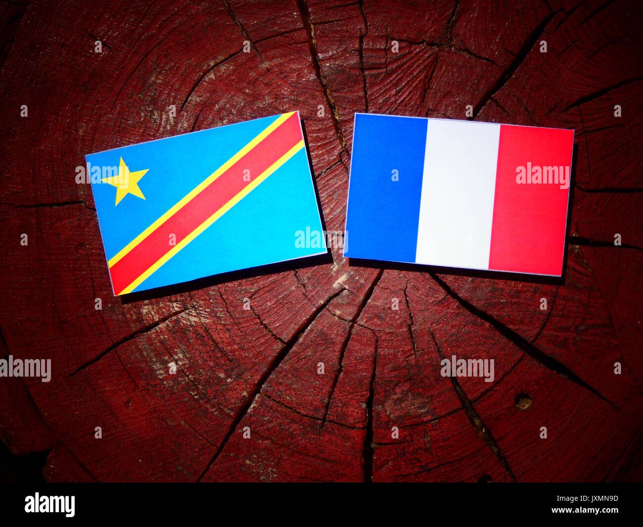 France congo flag hi-res stock photography and images - Alamy