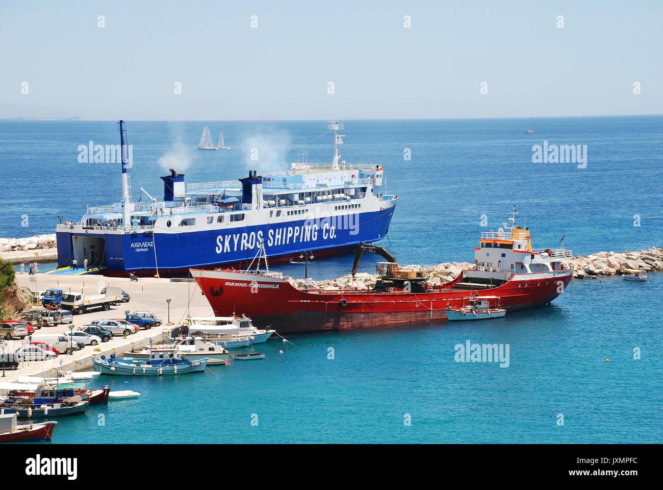 Greek ferry company hi-res stock photography and images - Alamy