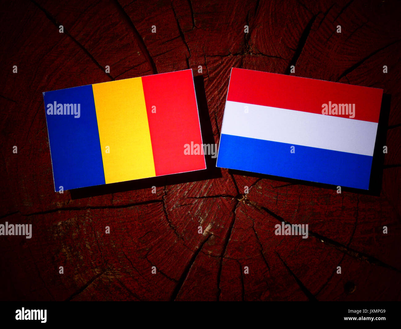 Netherlands chad flag hi-res stock photography and images - Alamy