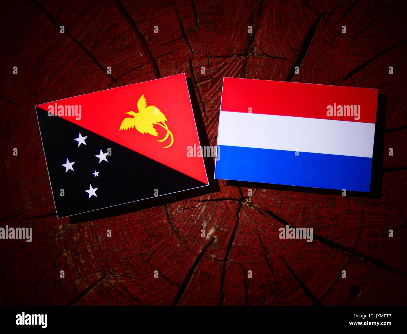 Netherlands papua new guinea flag hi-res stock photography and images ...