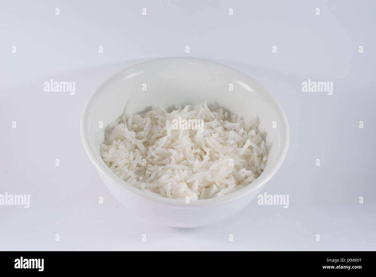 Bowl of White Rice Isolated Stock Photo - Alamy