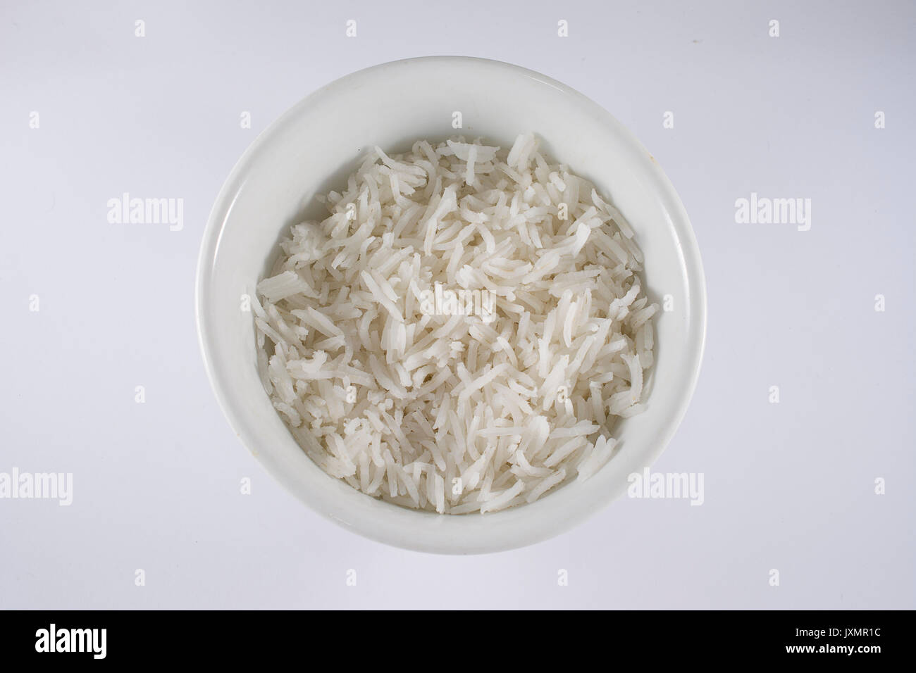 Bowl of White Rice Isolated Stock Photo - Alamy