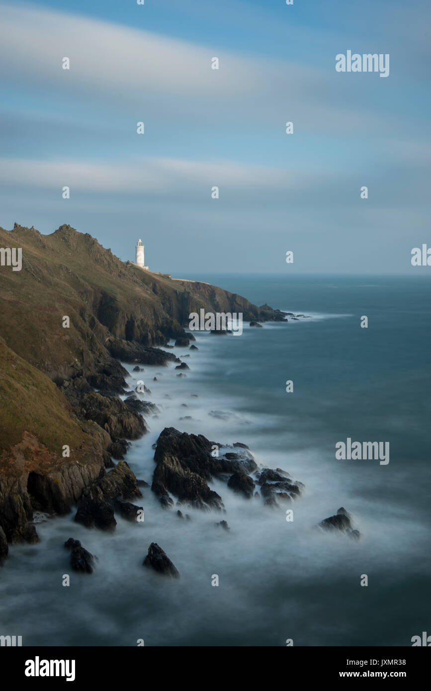 Start Point Lighthouse in Devon Stock Photo - Alamy