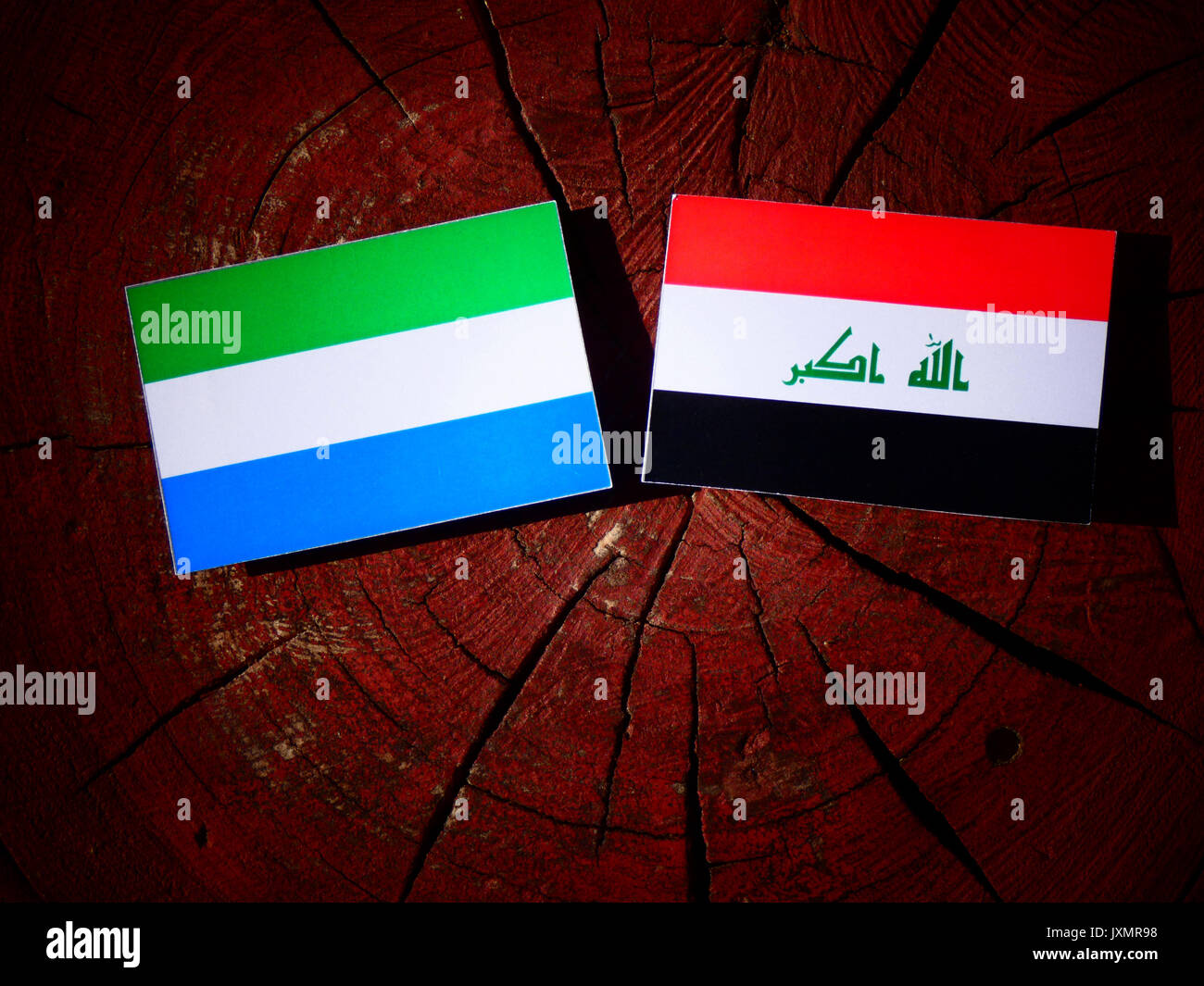 Iraq sierra leone flag hi-res stock photography and images - Alamy