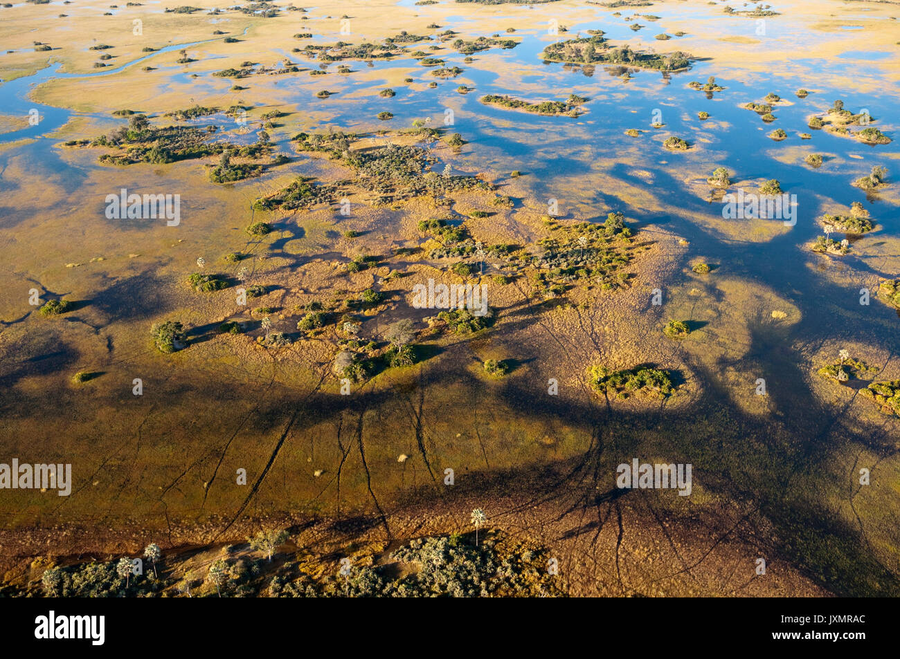 Aerial view, Botswana Stock Photo - Alamy