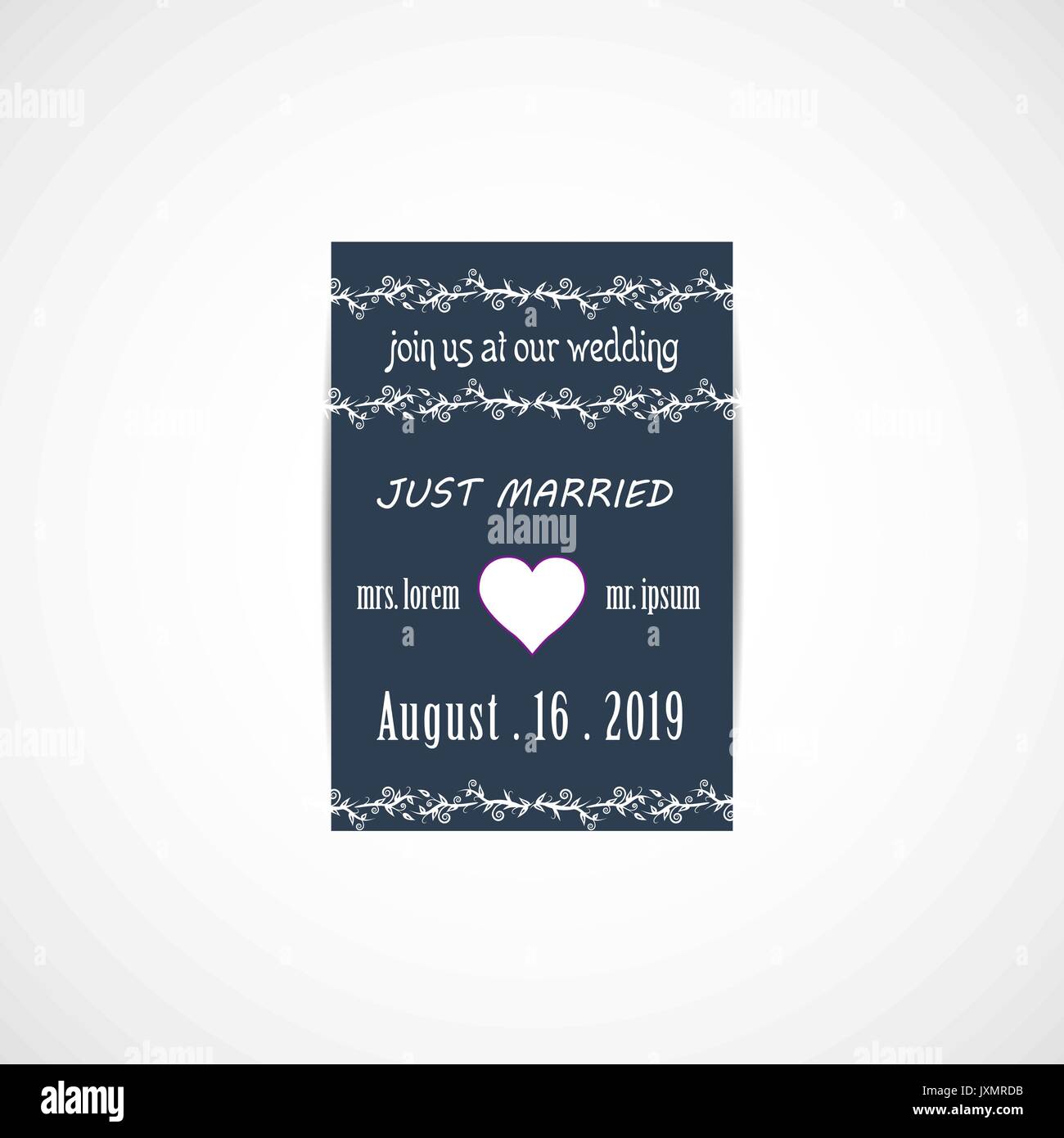 Married vector vectors hi-res stock photography and images - Alamy