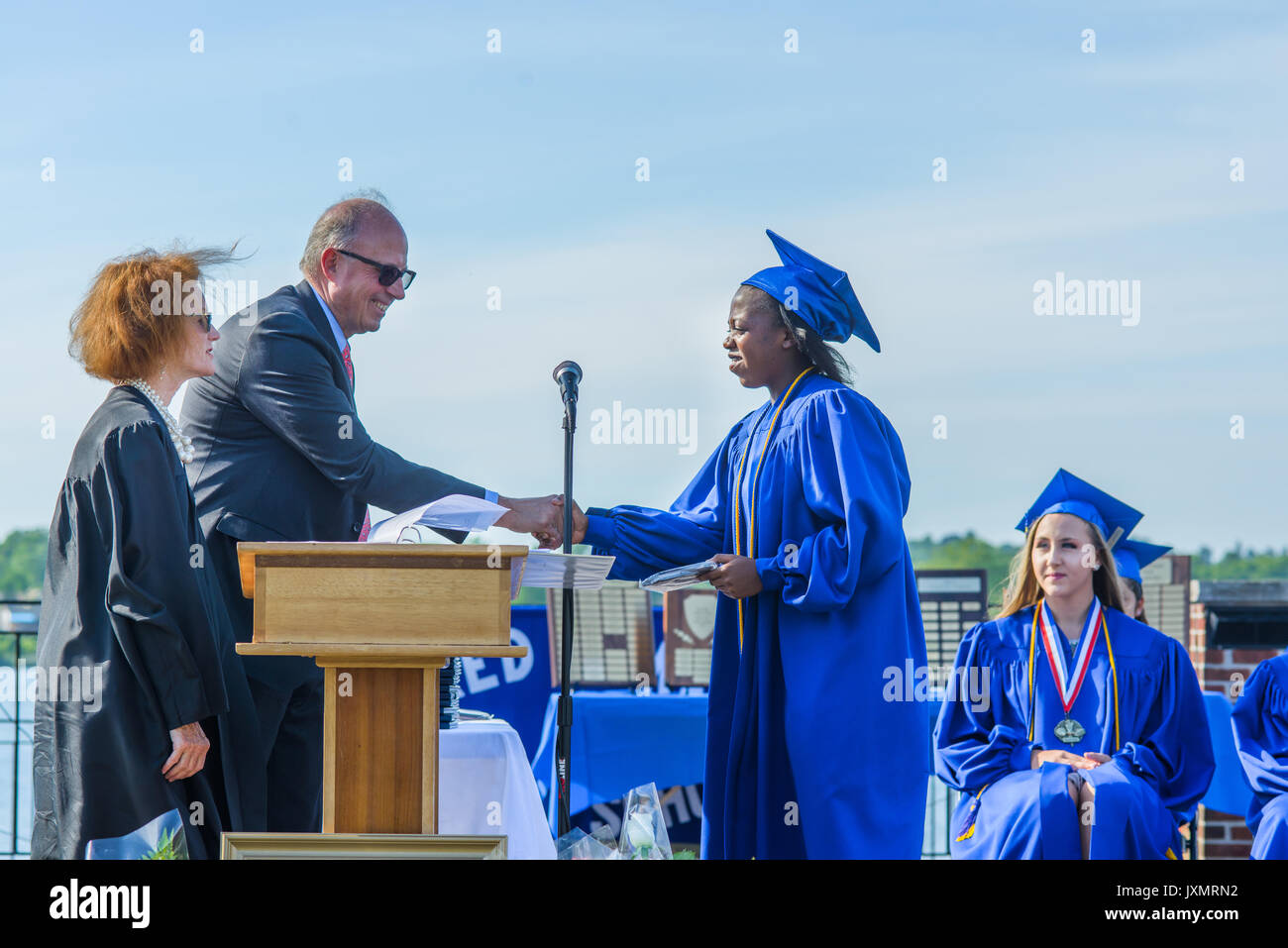 Graduation Ceremony Handshake High Resolution Stock Photography and ...