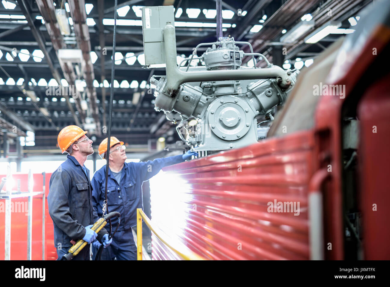 Train Engineers High Resolution Stock Photography and Images - Alamy