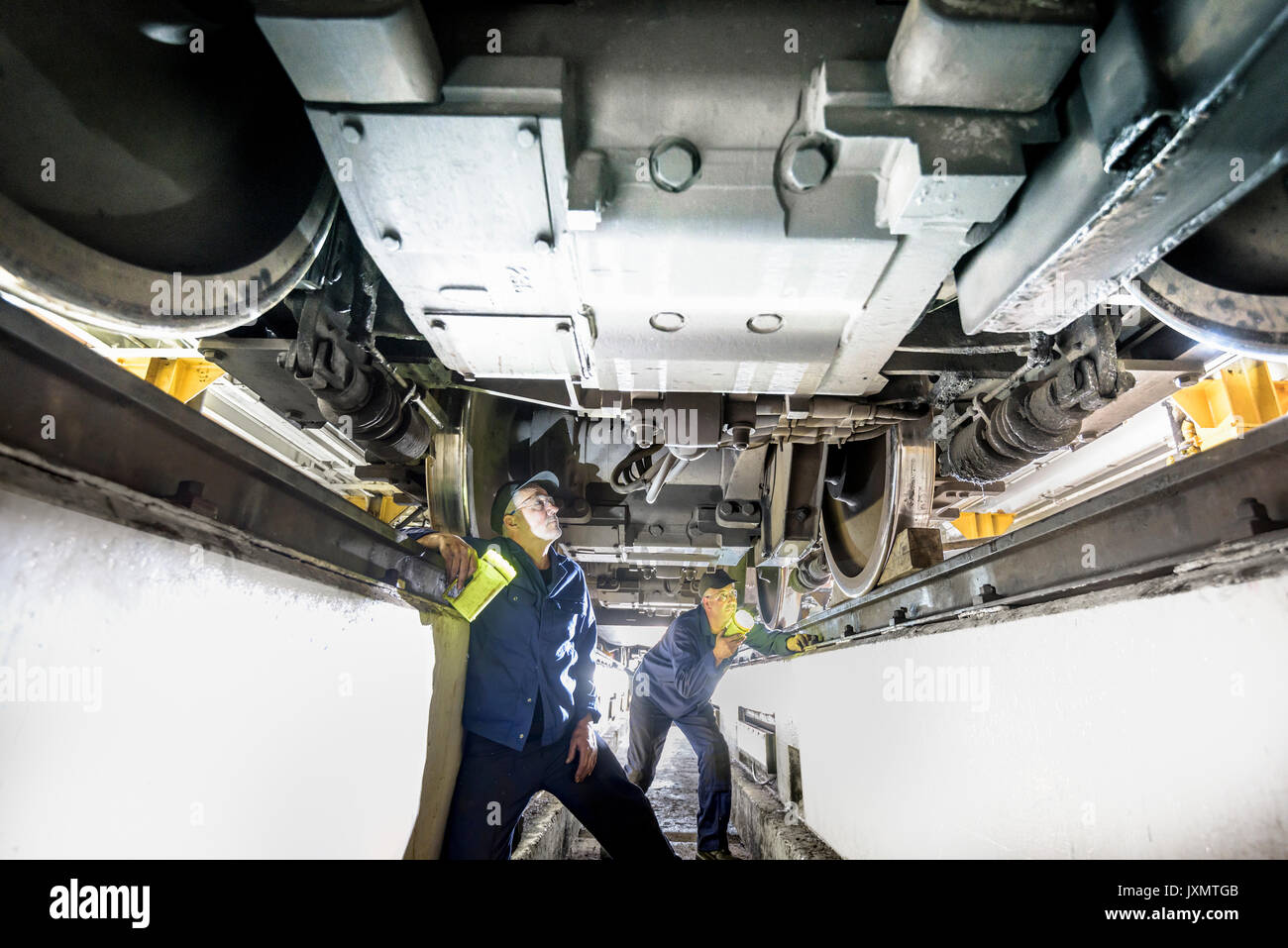 Train engineers hi-res stock photography and images - Alamy