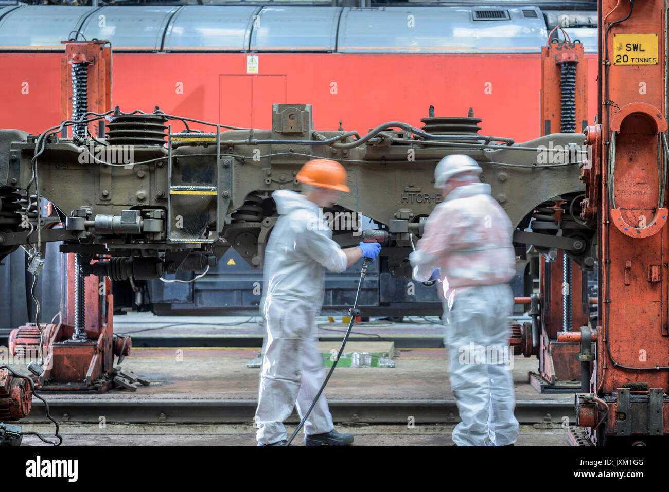 Working in train compartment hi-res stock photography and images - Alamy