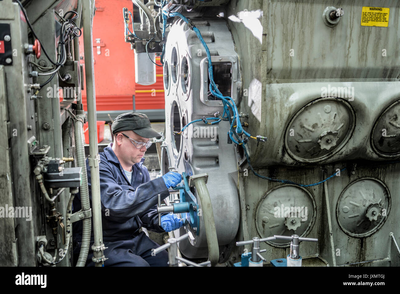 Working train hi-res stock photography and images - Alamy