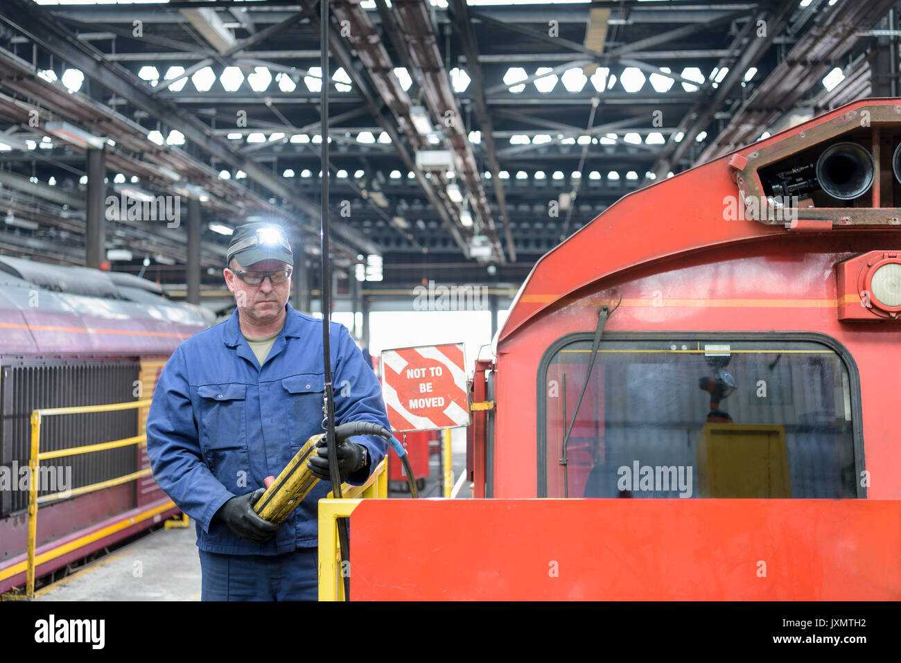 Working train hi-res stock photography and images - Alamy