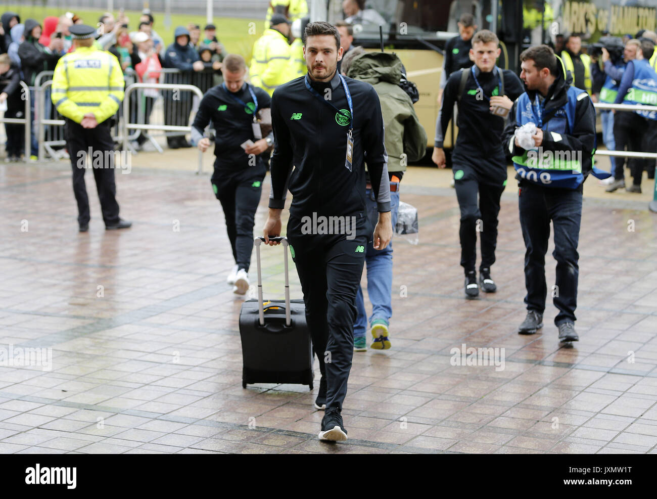 Celtic's Craig Gordon arrives at the stadium prior to the UEFA ...