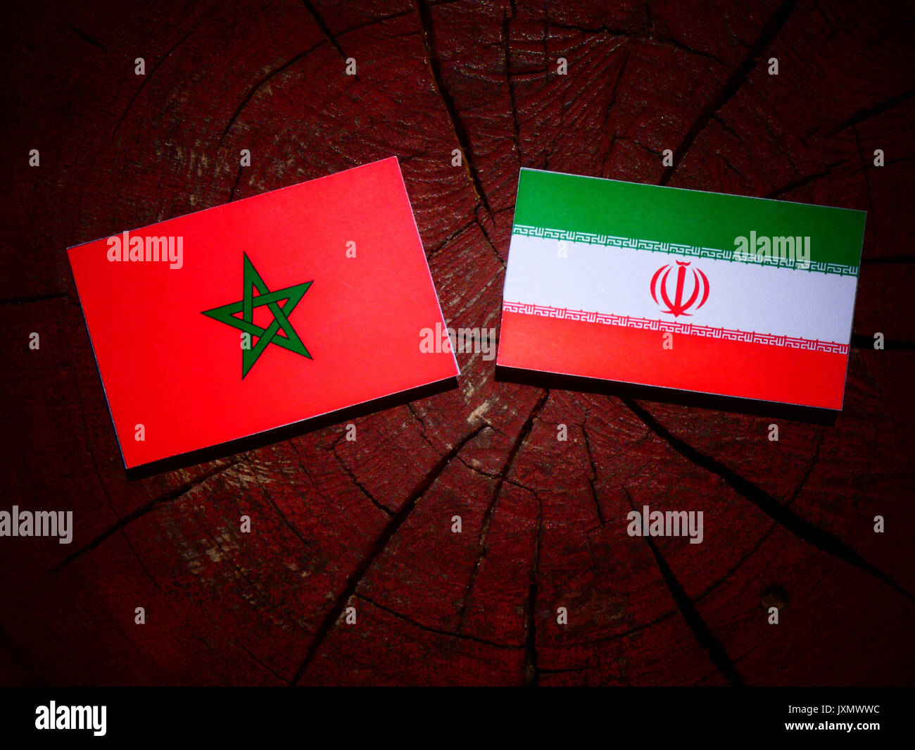 Iran morocco flag hi-res stock photography and images - Alamy