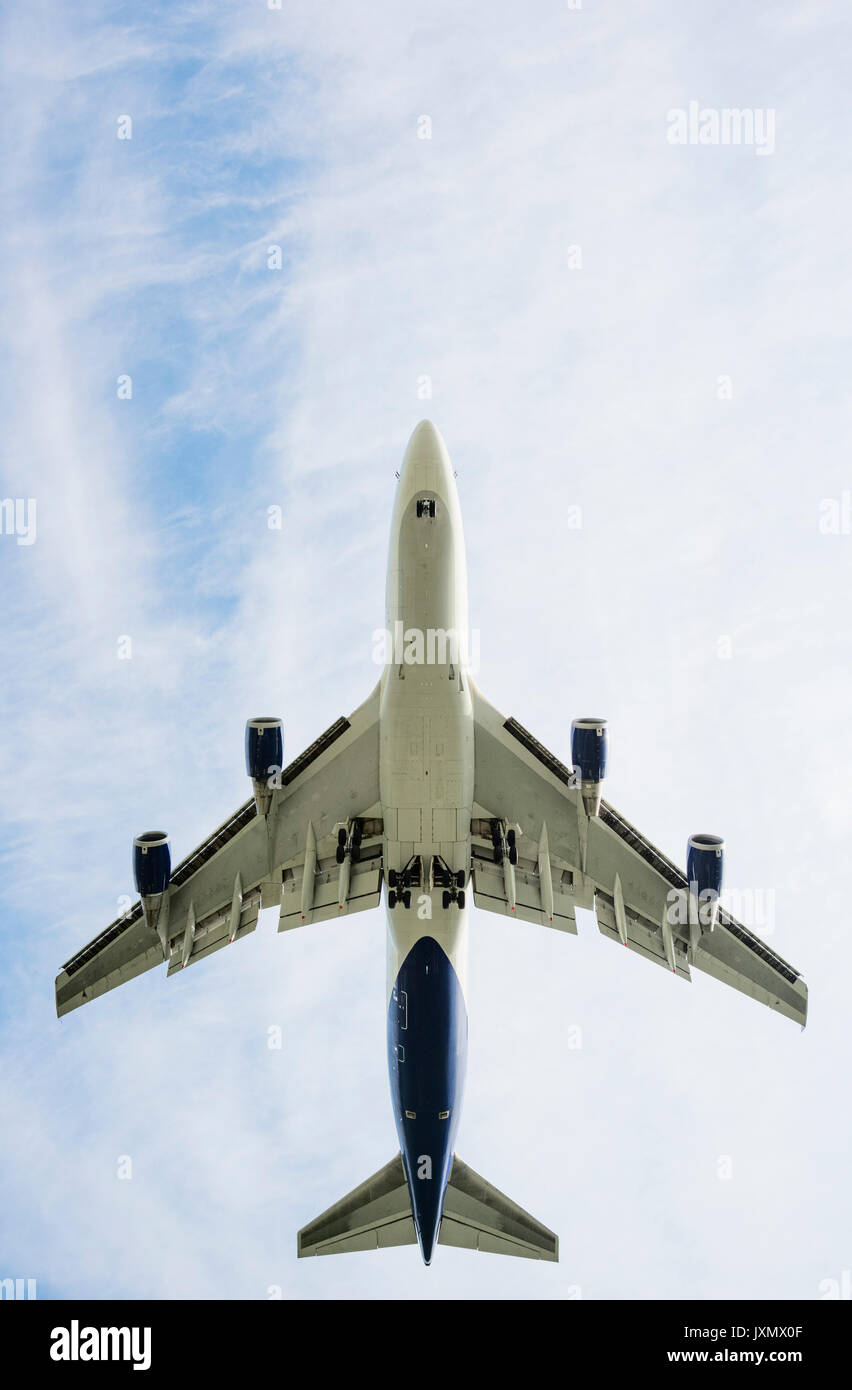 Airplane Take Off Below High Resolution Stock Photography and Images ...