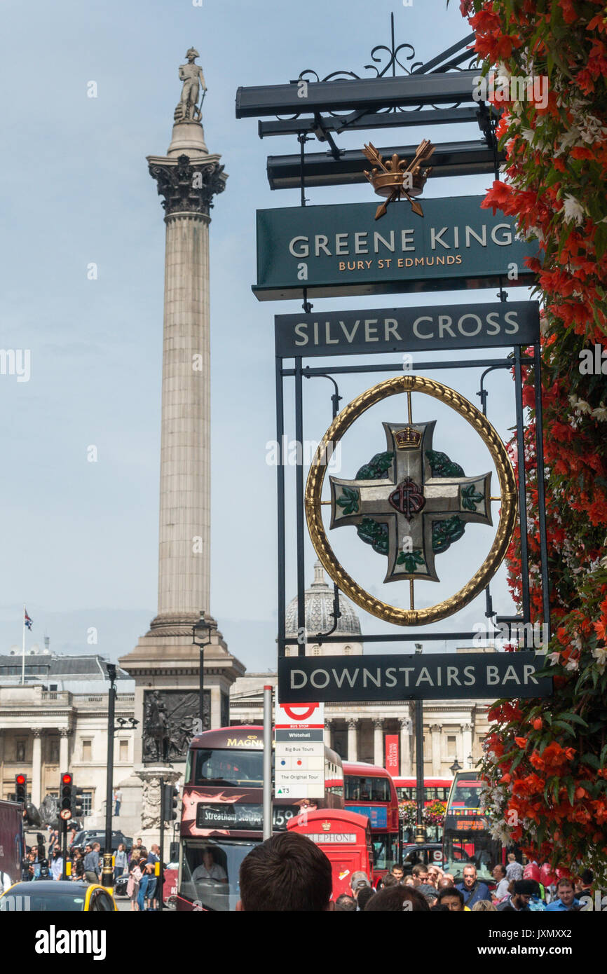 Silver cross pub whitehall hi-res stock photography and images - Alamy