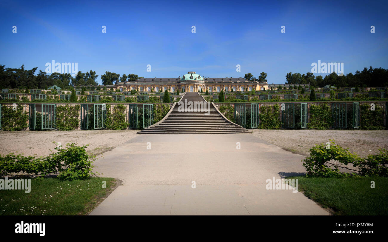 Historic gardens and palace architecture in Potsdam Stock Photo - Alamy