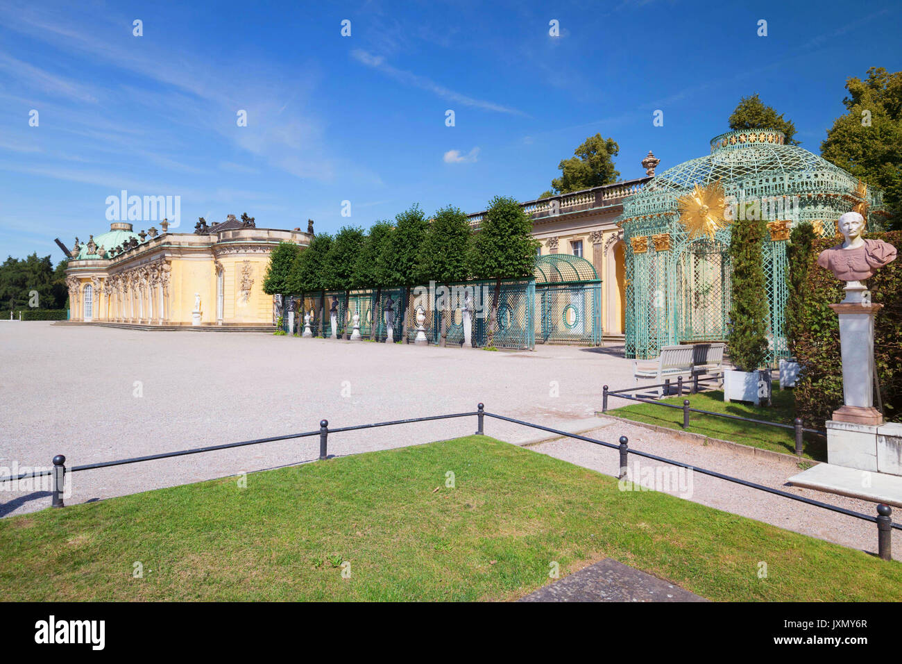 Historic gardens and palace architecture in Potsdam Stock Photo - Alamy