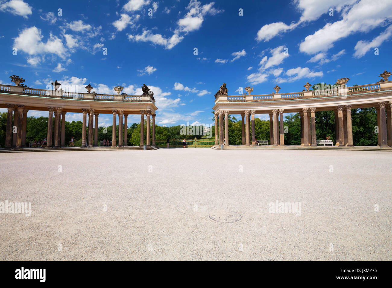 Historic gardens and palace, architecture in Potsdam Stock Photo - Alamy