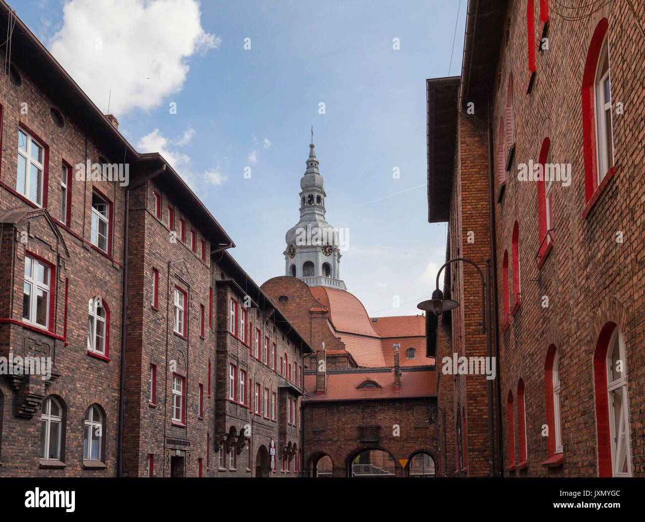 Katowice / Historical district and traditional architecture in the ...
