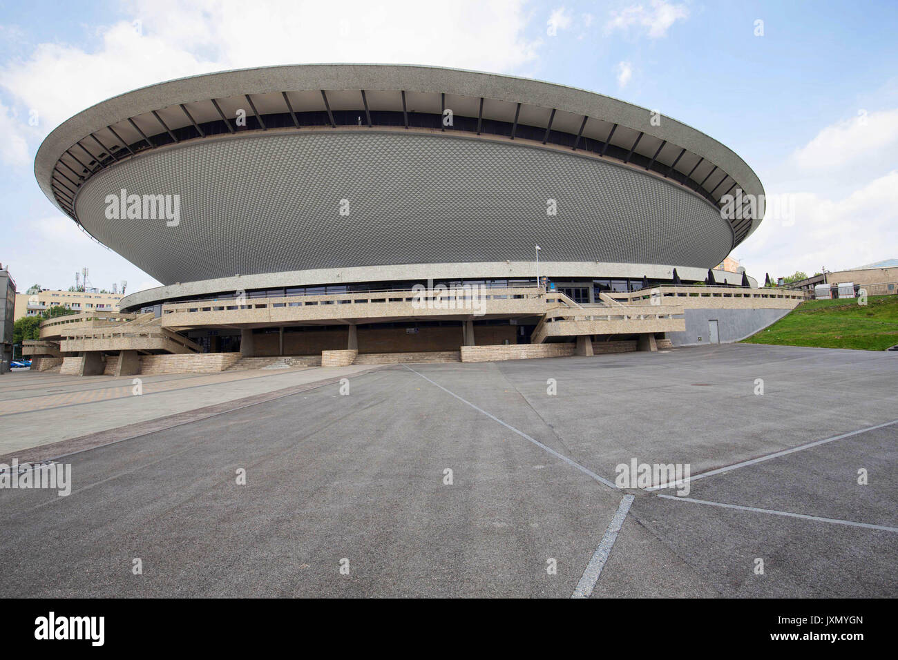 Sports hall Spodek in Katowice, Poland, june 2017 Stock Photo - Alamy