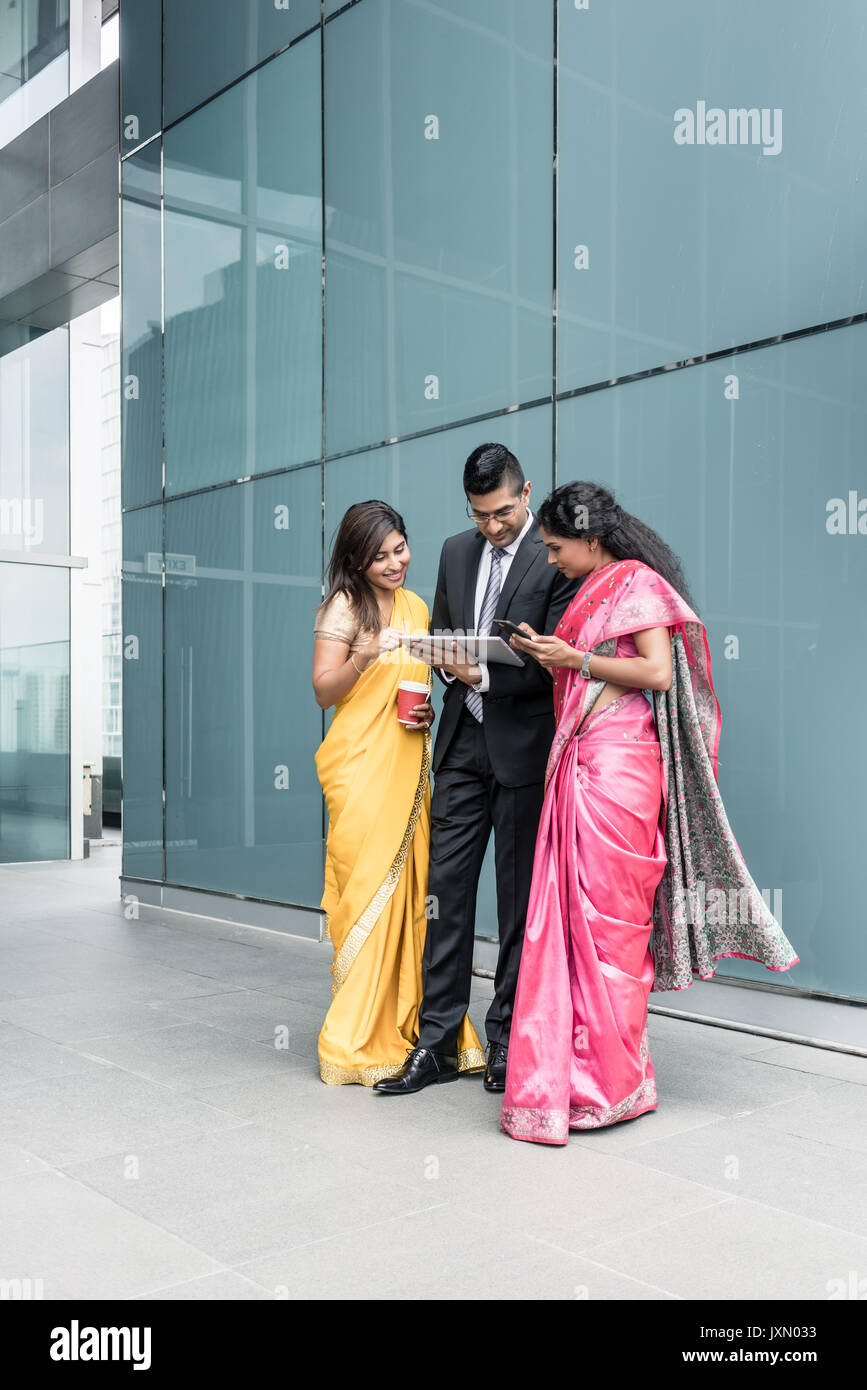 Indian male with co worker hi-res stock photography and images - Alamy