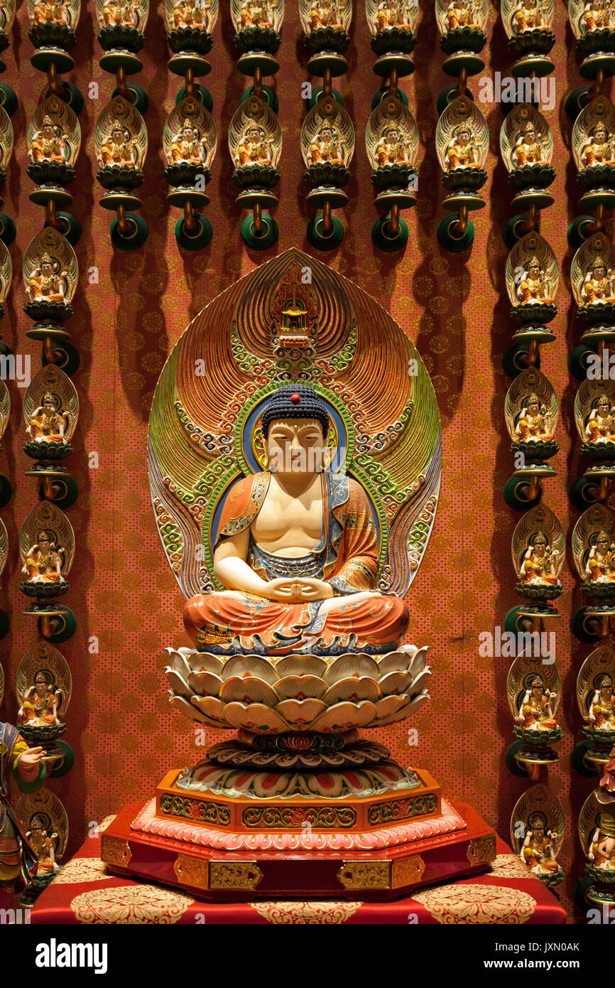 Statue buddha tooth relic temple and museum hi-res stock photography ...