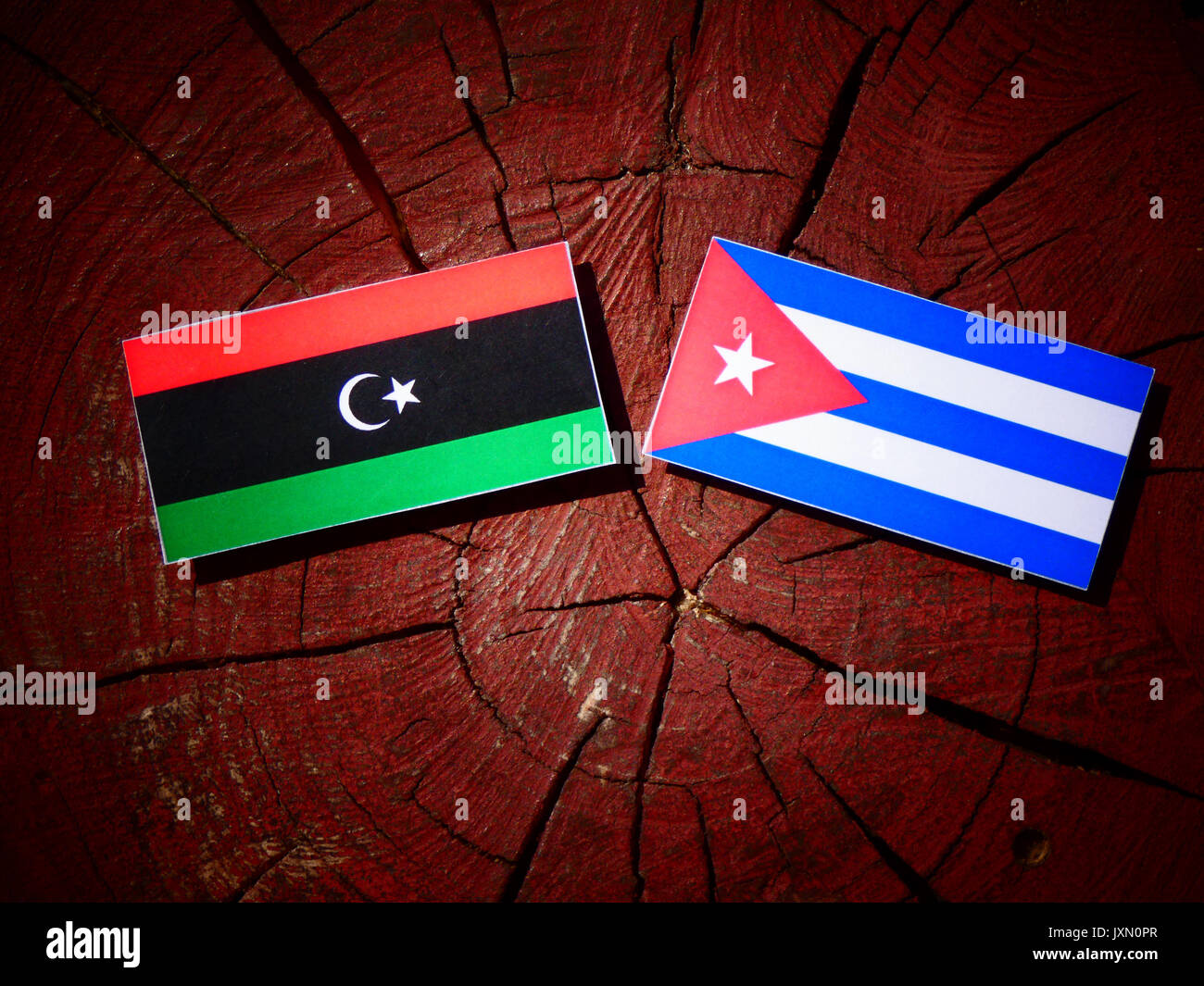 Cuba libya flag hi-res stock photography and images - Alamy