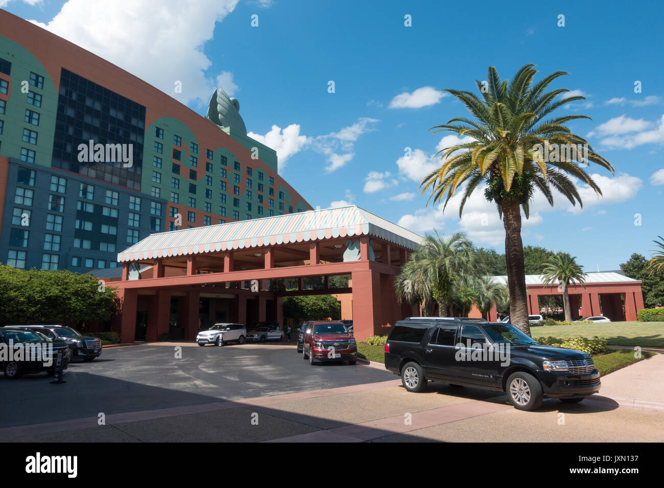 Disneys Dolphin Resort in Walt Disney World, Orlando, Florida Stock ...