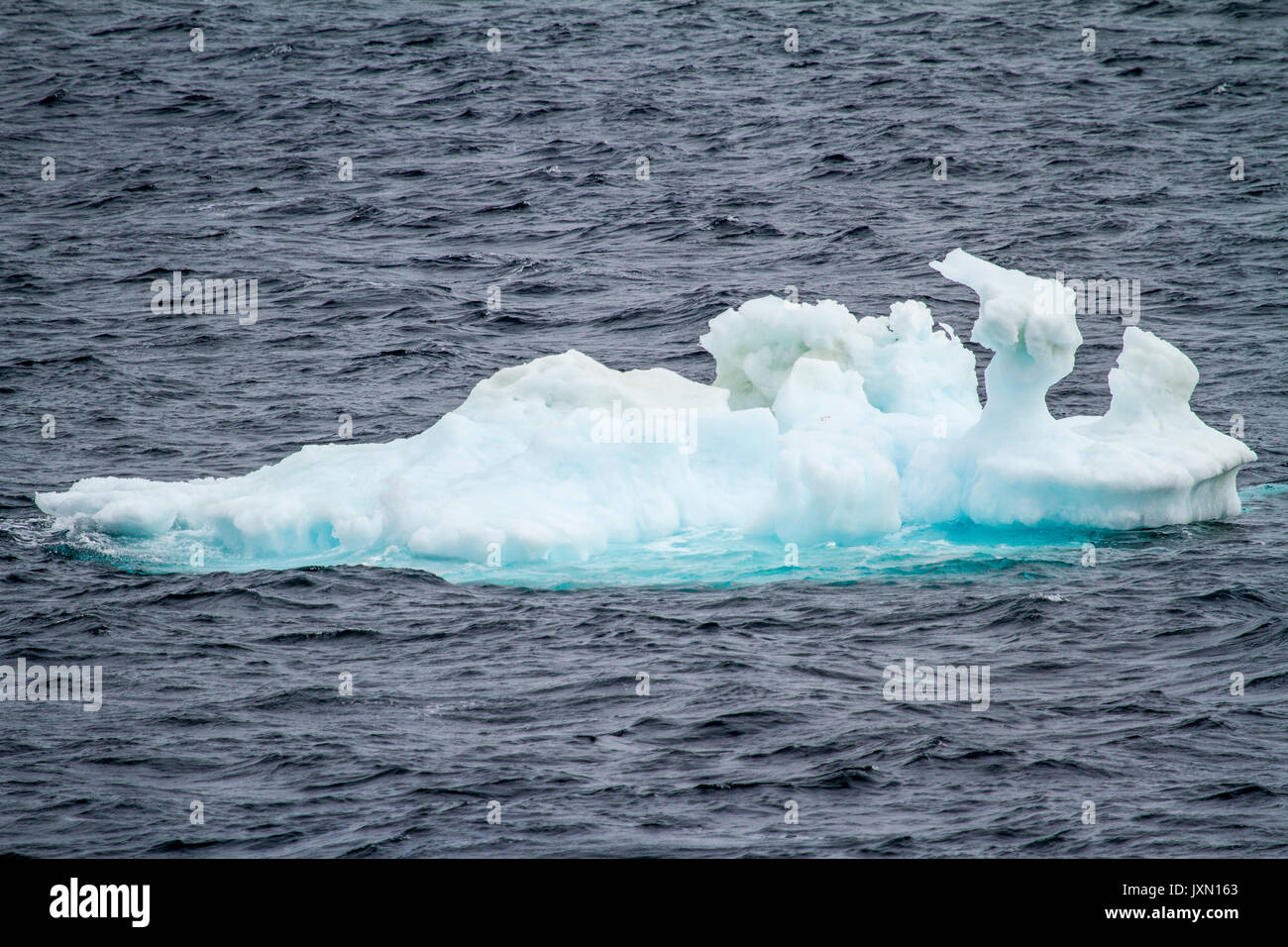 Antarctica - Non-Tabular Iceberg - Pinnacle Shaped Iceberg Drifting In ...