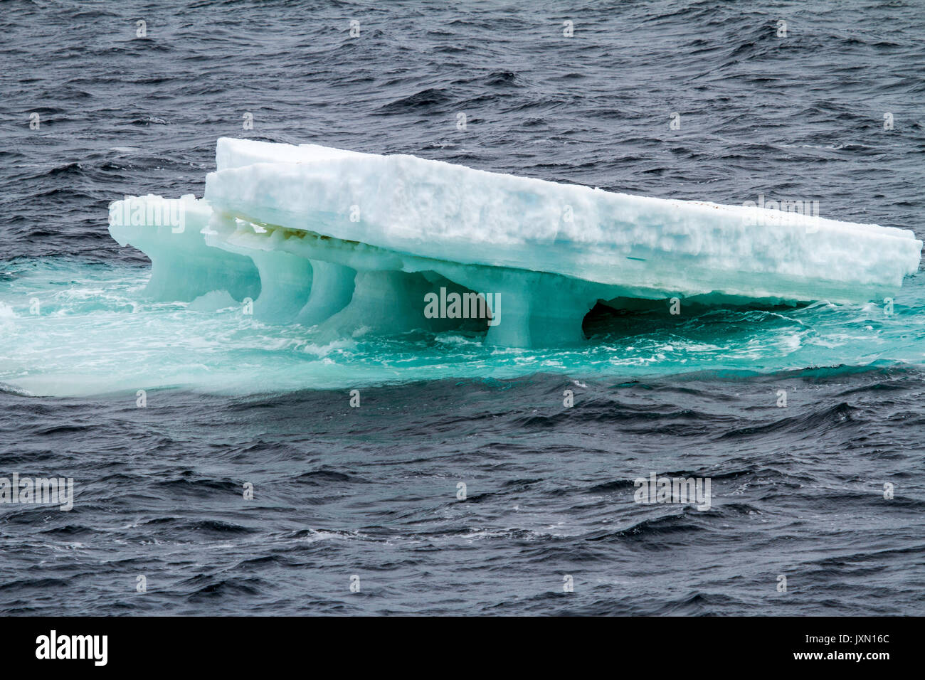 Antarctica - Non-Tabular Iceberg - Pinnacle Shaped Iceberg Drifting In ...