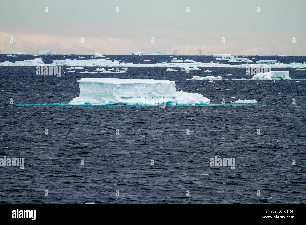 Antarctica - Non-Tabular Iceberg - Pinnacle Shaped Iceberg Drifting In ...