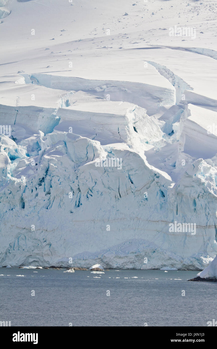 Antarctica - Coastline of Antarctica With Ice Formations - Antarctic ...