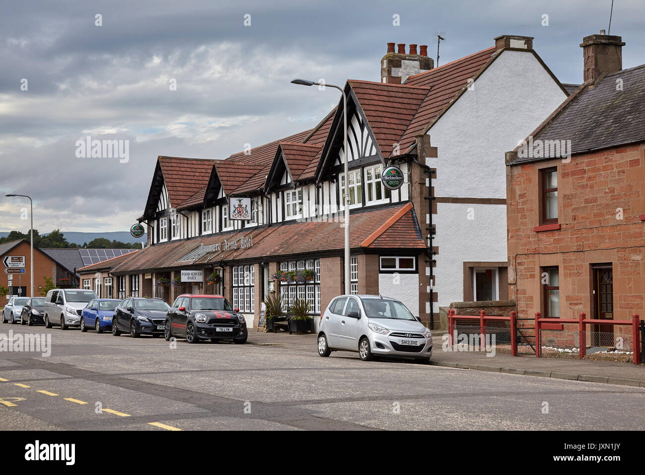 The Panmure Arms Hotel, after The Earl of Panmure A timber decorated ...